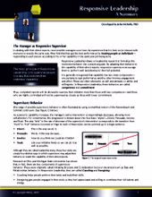 Responsive Leader Questionnaire and Capability Inventory–Leader Version ...