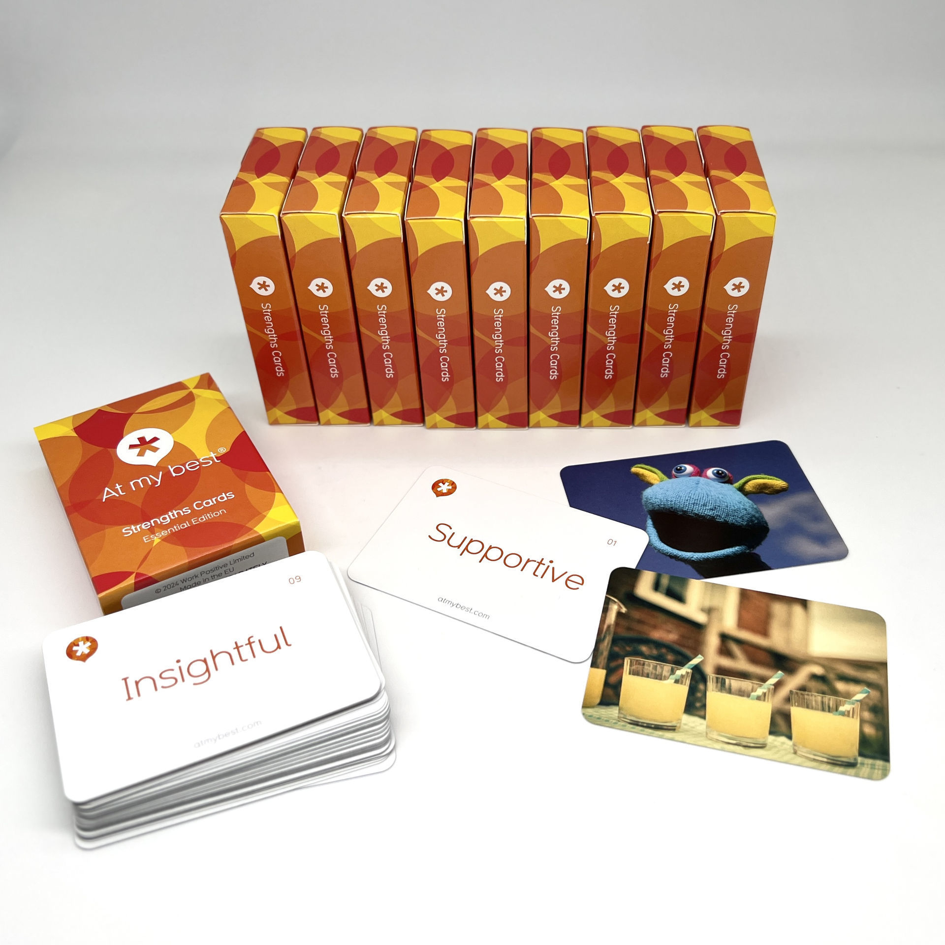 Strengths Cards Essential Edition Pack of 10| Management Learning Resource