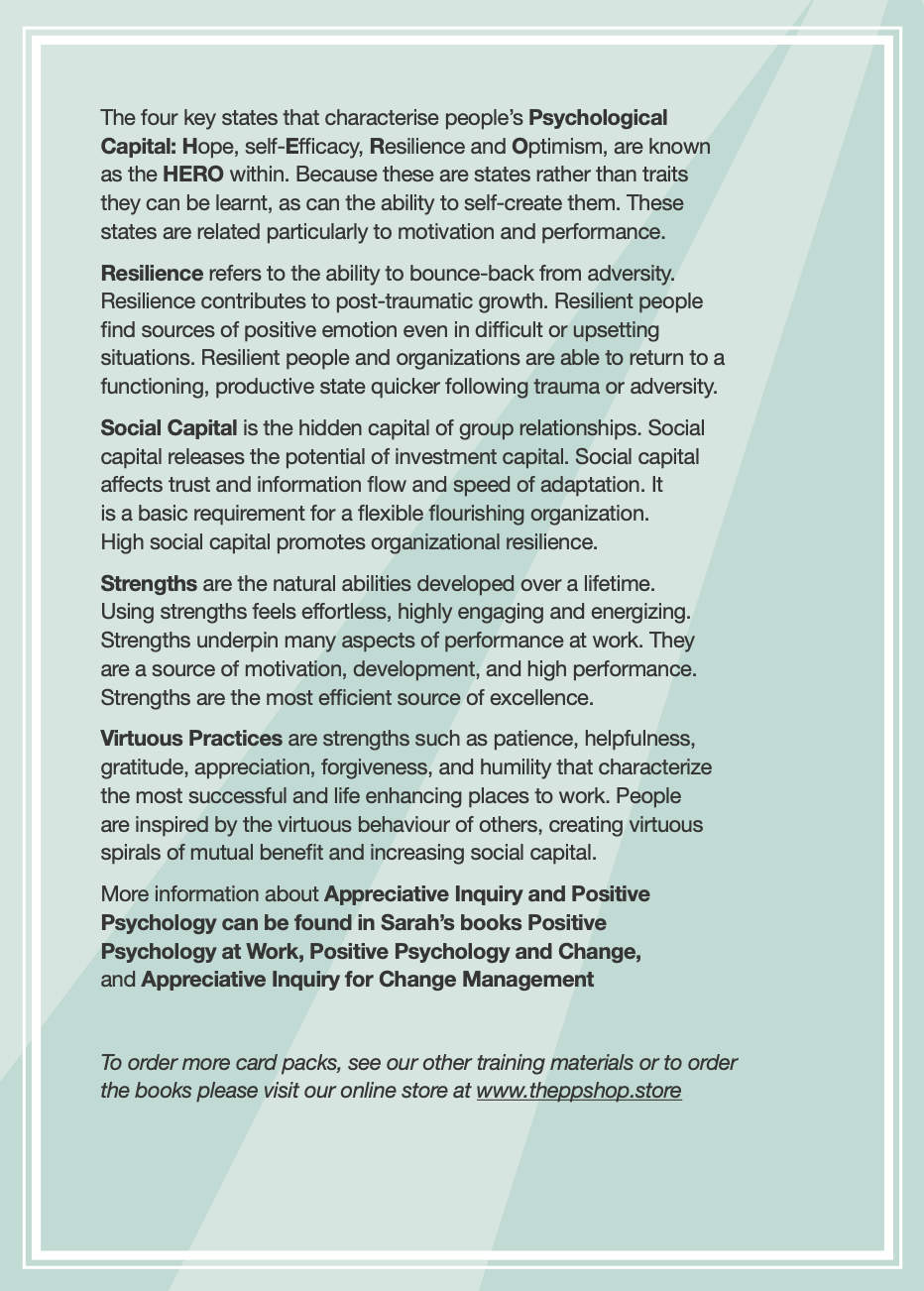 Flourishing at Work Cards to Boost Workplace Wellbeing| Management ...