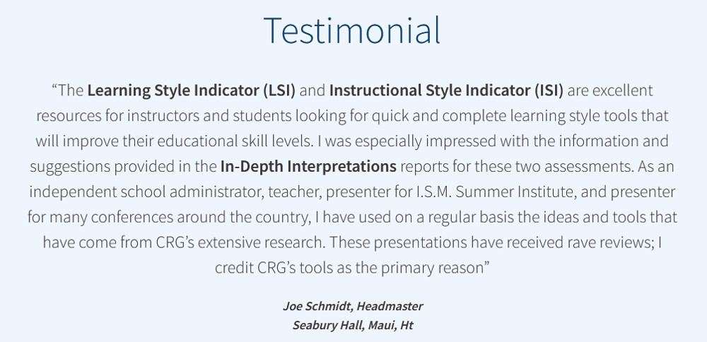 Learning Style Indicator Trainer’s Guidelines (Digital Download ...